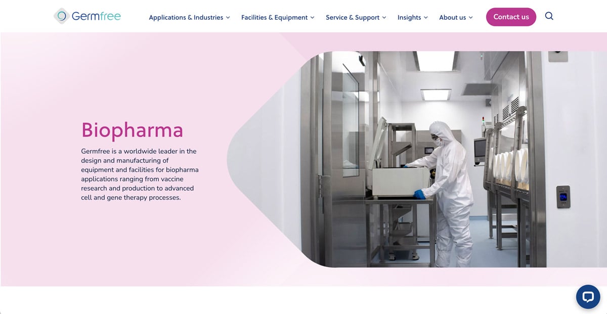 UP Case Study: Germfree Website Design and Build